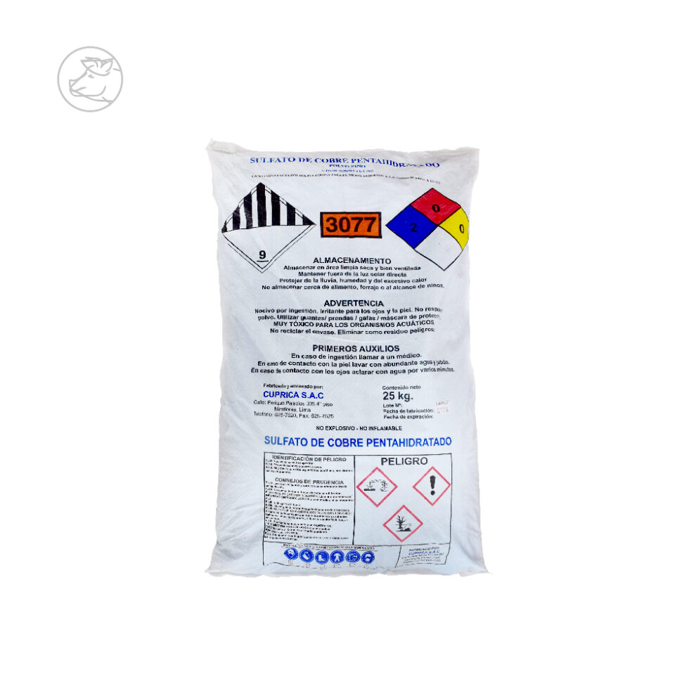 SULFATO DE COBRE - INVETPERU INSUMOS VETERINARIOS